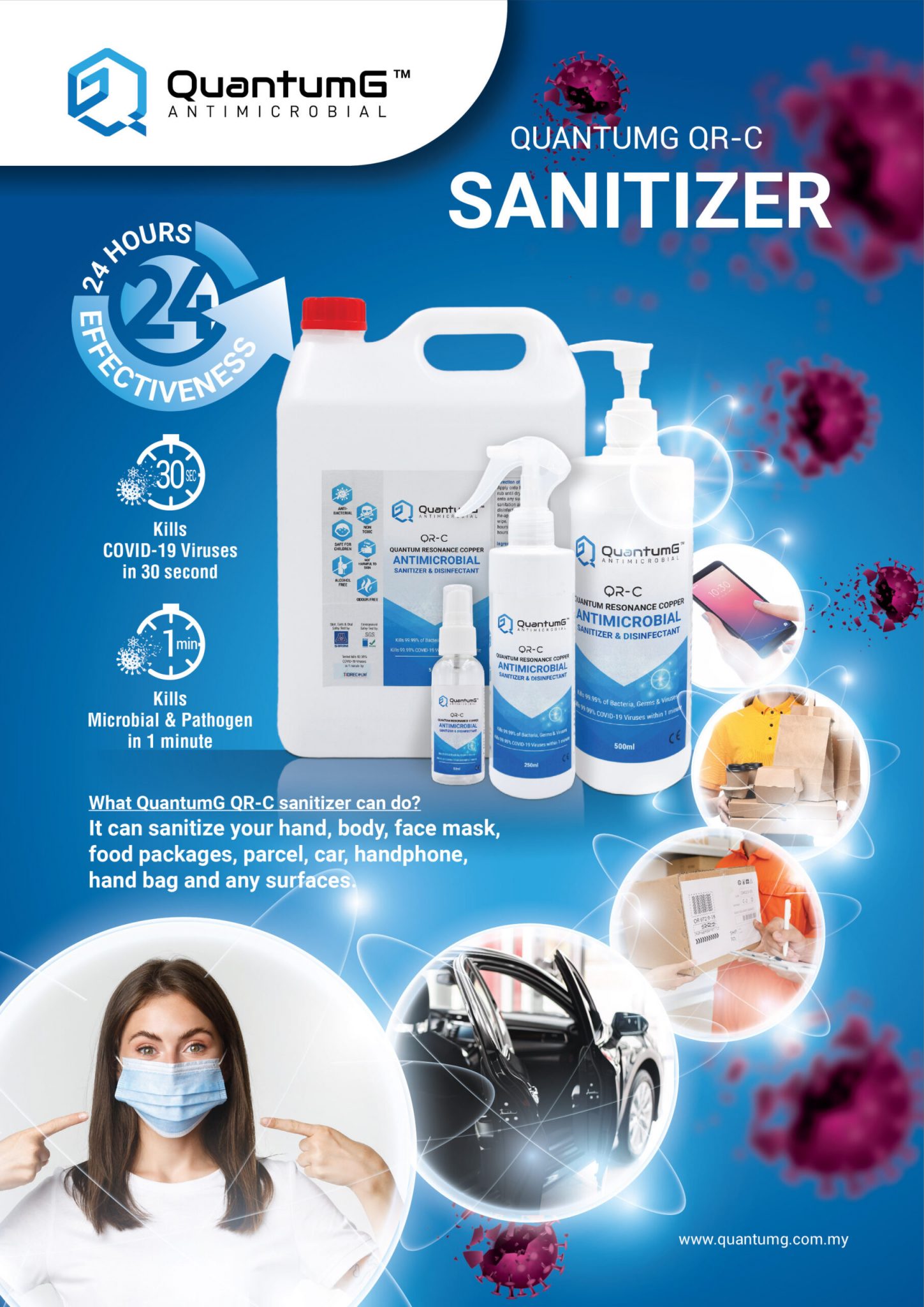 Quantum Resonance Copper Antimicrobial Sanitizer & Disinfectant – Eva ...